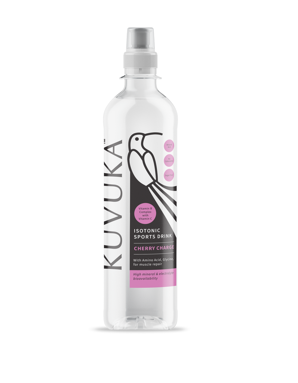 Sports Isotonic - Cherry Charge (Sugar Free) | Kuvuka Spring Water